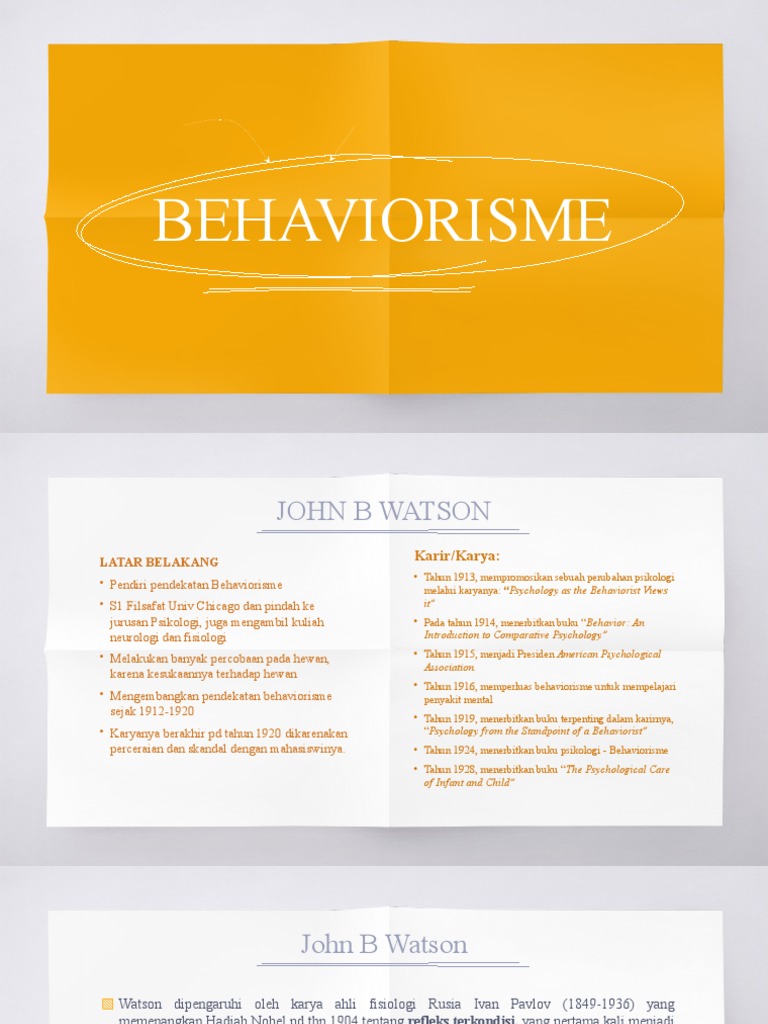 Watson, Pavlov, Skinner, Bandura, Dollar & Miller, Rotter | PDF