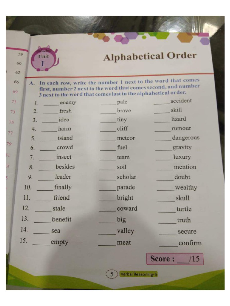 Verbal Reasoning For Class 5 | PDF