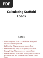 Scaffold Materials Calculation Sheet | PDF | Scaffolding | Equipment