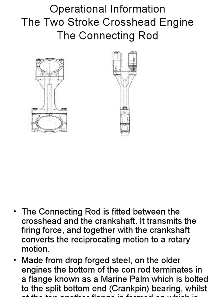 Connecting Rods in Two Stroke Engines | PDF