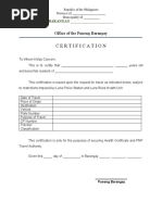 Sample Cert - Cutting Trees | PDF