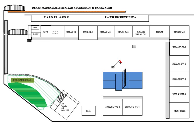 Denah Madrasah Ibtidaiyah Negeri 1 | PDF