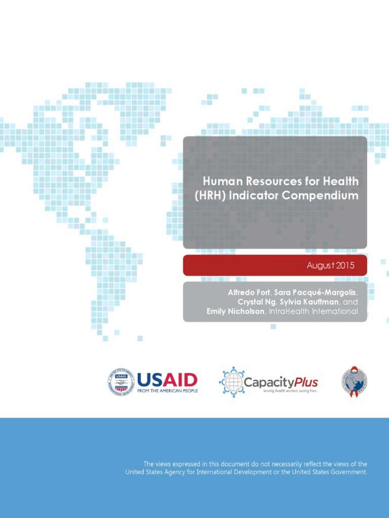 HRH Indicator Compendium | Download Free PDF | Health Human Resources ...