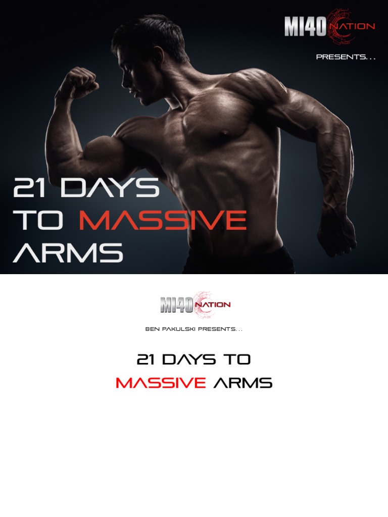 MI40-Foundation - 21 Days To MASSIVE Arms | PDF | Sports | Leisure