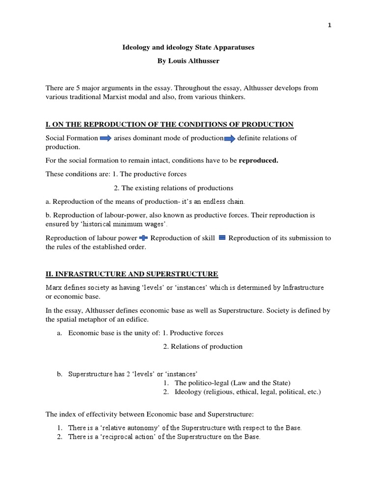 Ideology and Ideology State Apparatuses | PDF | Ideologies ...