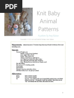 Izzy Teddy Bear Doll Pattern | PDF | Home & Garden