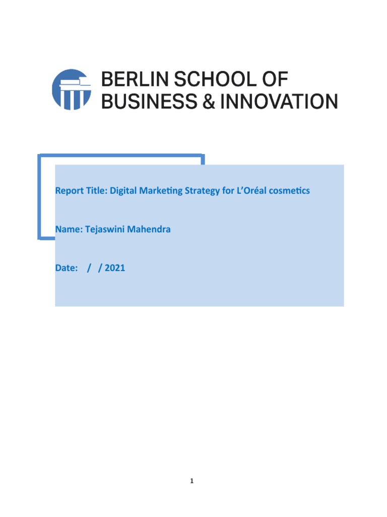 DM Report Structure in Template | PDF | Digital Marketing | Marketing