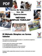 Método Simplex Tabular Pdf Pdf Programación Lineal Algoritmos