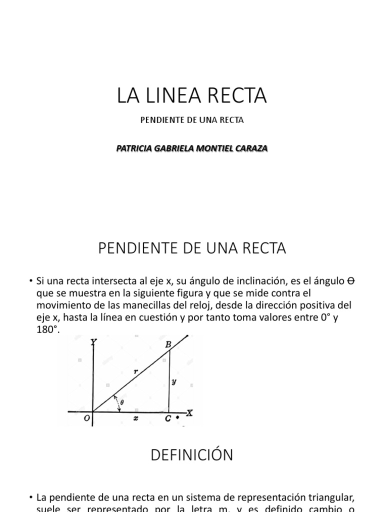 La Linea Recta | PDF