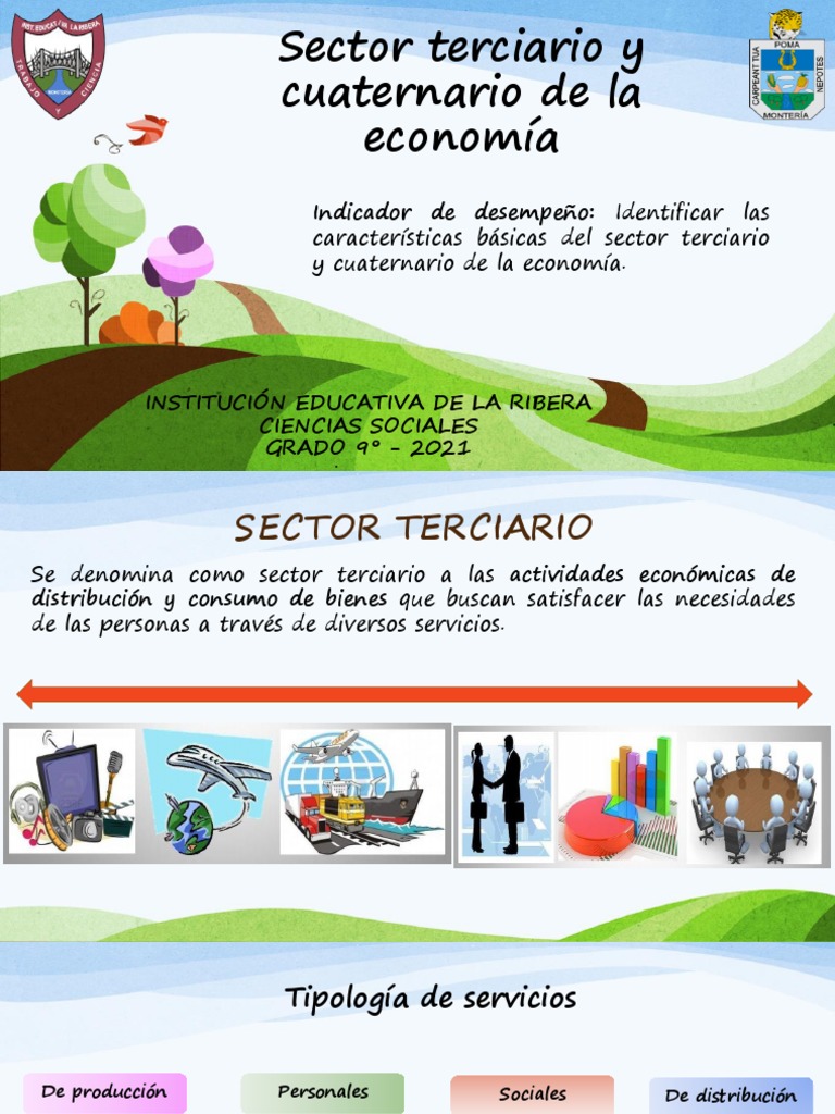 Sector Terciario y Cuaternario Económico | PDF | Ciencias económicas ...