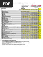 Maintenance Schedule Hilux 2016 Present | PDF | Internal Combustion ...