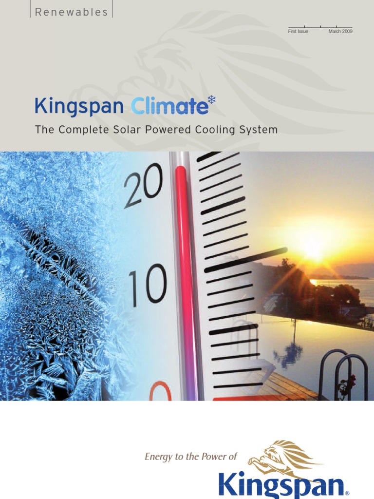Kingspan: The Complete Solar Powered Cooling System | PDF | Solar ...
