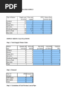 AWWA M22 Spreadsheet | PDF | Toilet | Hydraulic Engineering