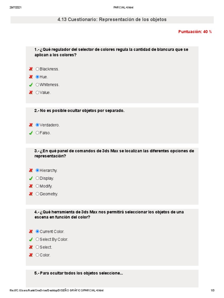 Parcial 4 | PDF | Color | Diseño gráfico