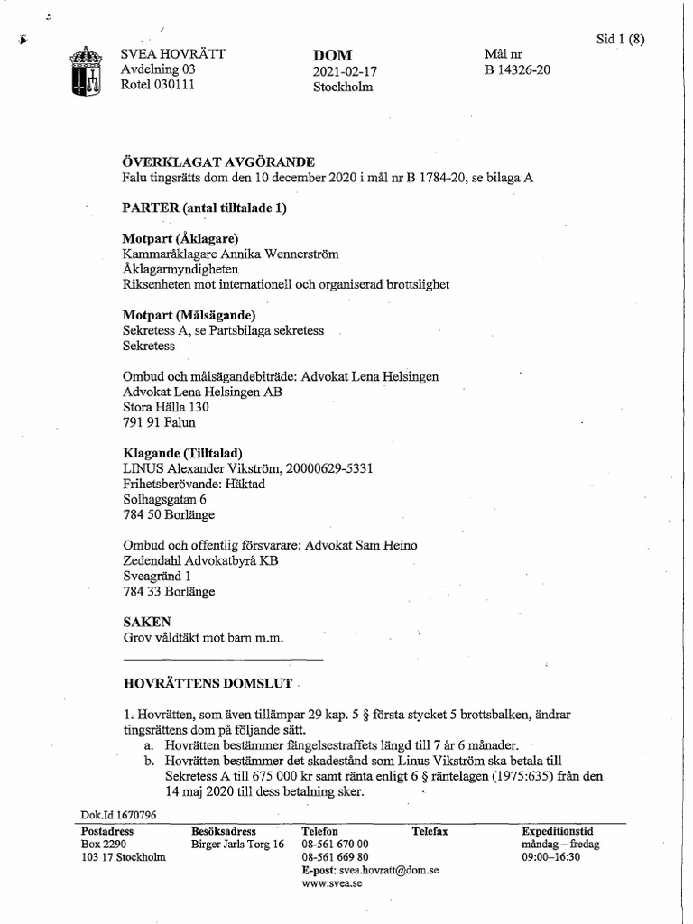 Linus Alexander Vikstrom | PDF