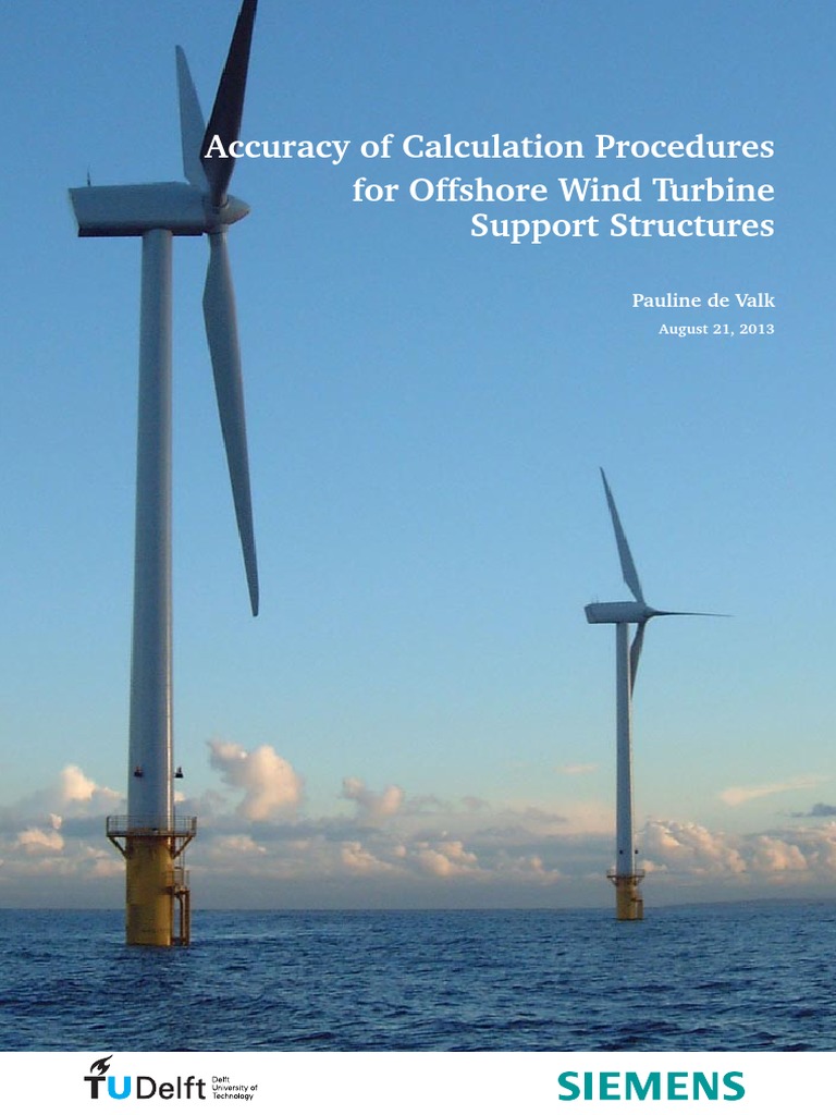 Offshore Wind Turbine Support Structure Accuracy | PDF | Wind Power | Watt