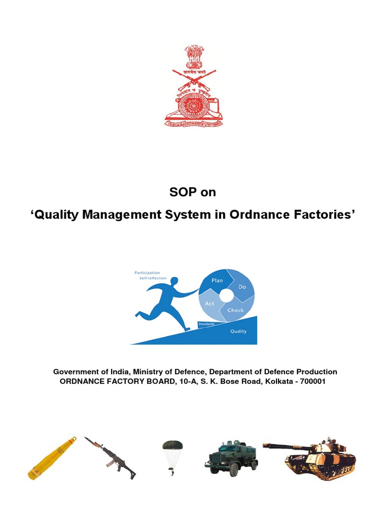 SOP On Quality Management Ststem in OFs-min | PDF | Quality Assurance ...