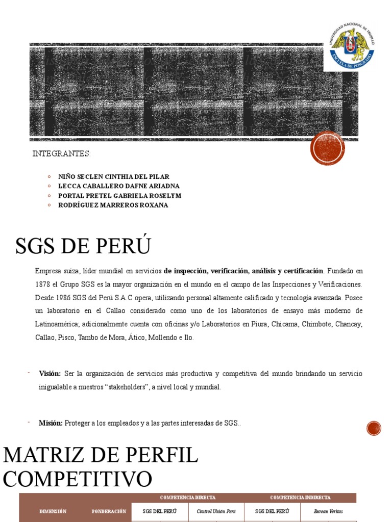 sgs del perú | PDF | Business | Economias