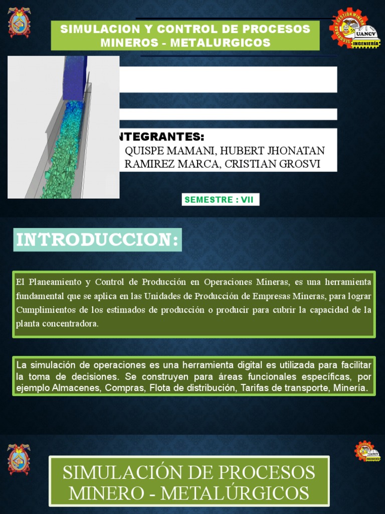Simulación de Procesos Minero - Metalúrgicos | PDF | Metalurgia | Simulación