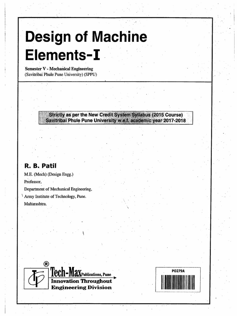 Design of Machine Element I | PDF