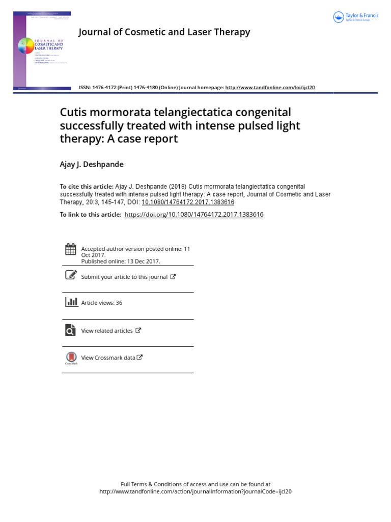 CMTC Luz Pulsada | PDF | Integumentary System | Cutaneous Conditions