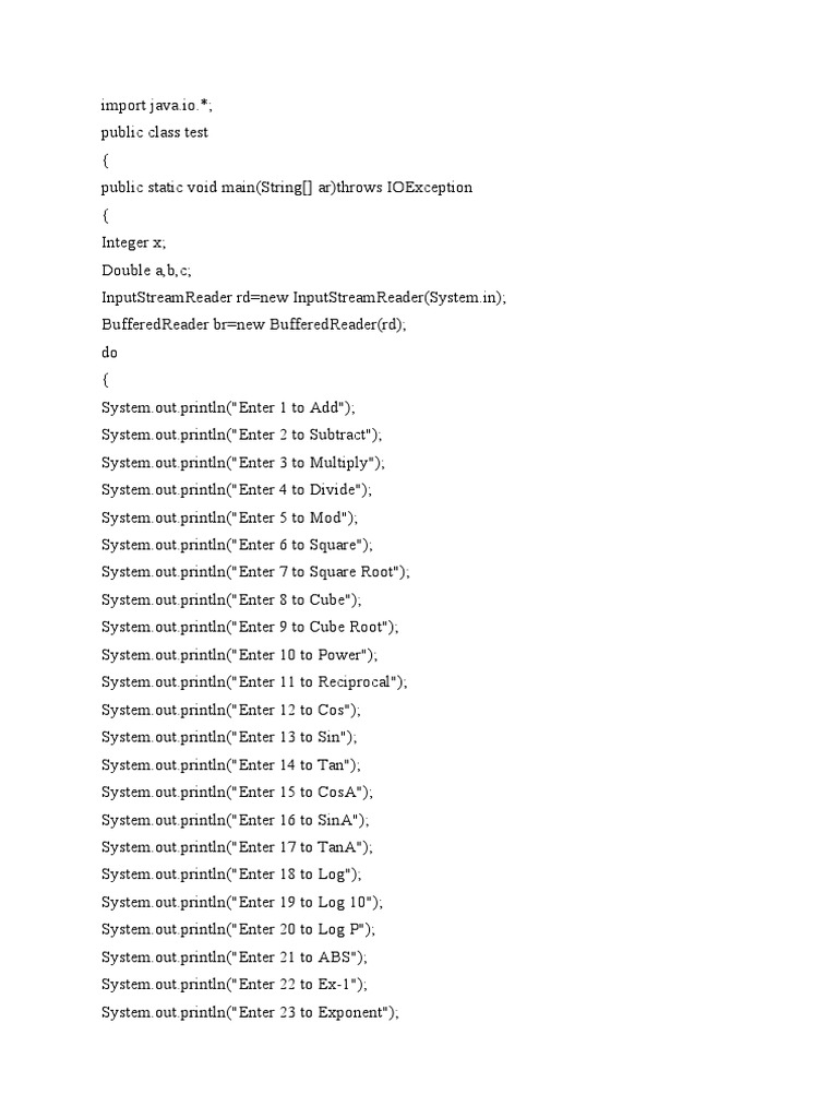 Calculator Computer Project For Class 10 Students Icse | PDF | Teaching ...