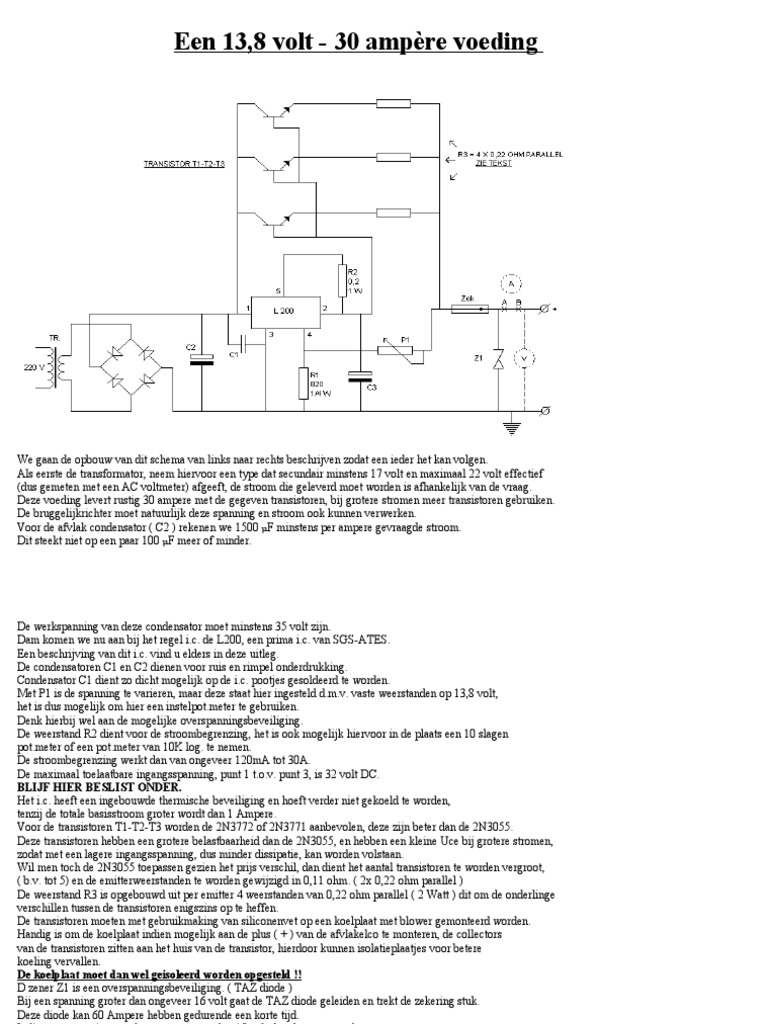 Voeding 30 Amps | PDF