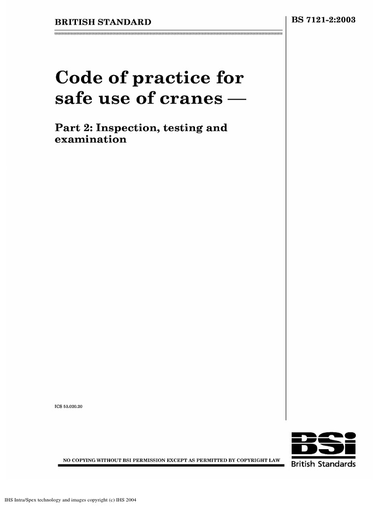 BS 7121 Part 2 | PDF