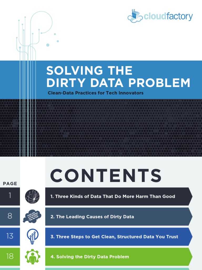 Solving the Dirty Data Problem with Clean Practices | PDF | Big Data | Data