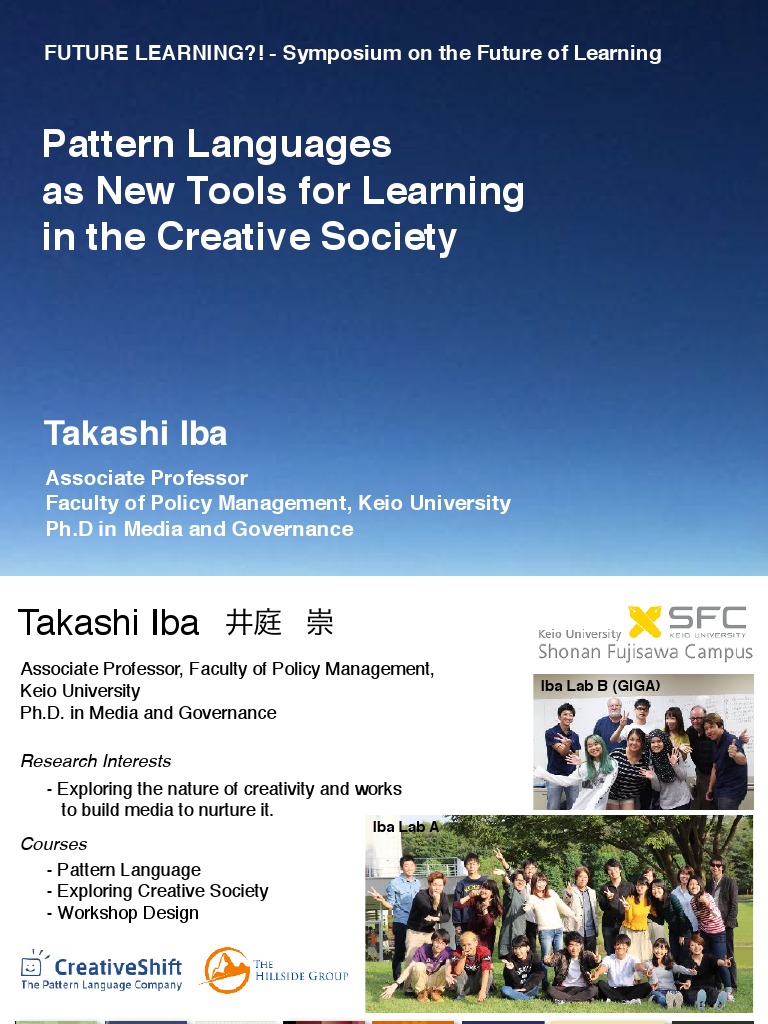 Learning Patterns | PDF | Creativity | Facilitator