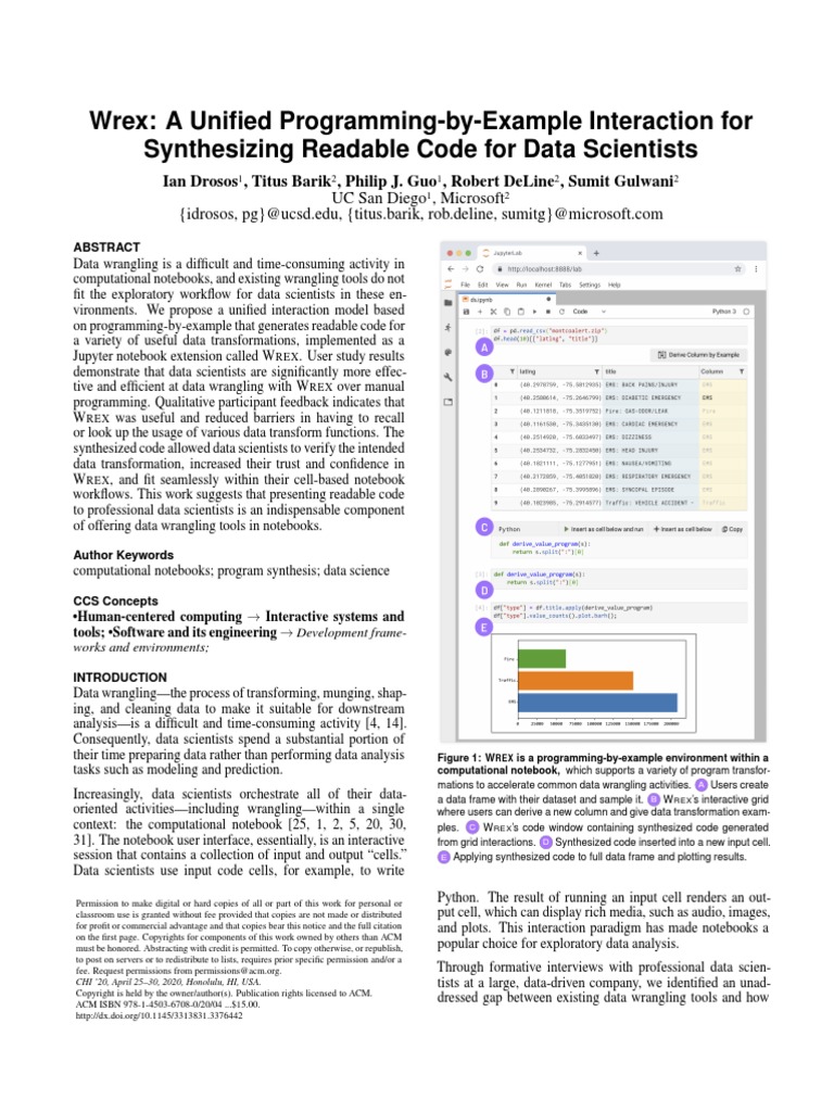 Readable Code Data Scientists Flashfill | PDF | Computer Programming ...