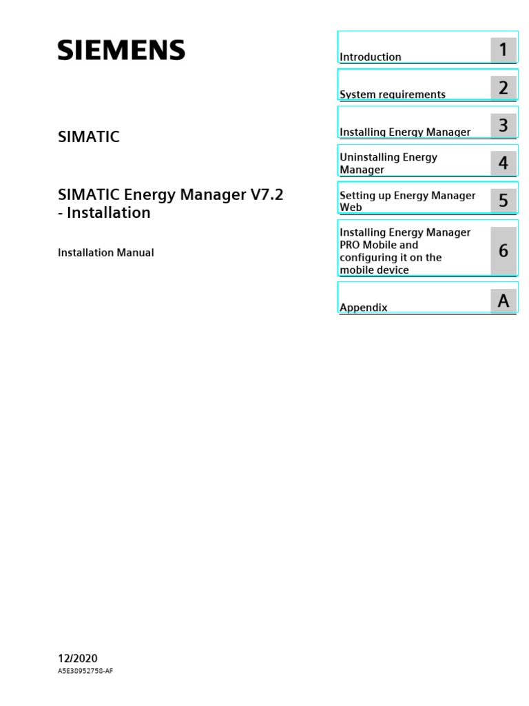 Simatic SIMATIC Energy Manager V7.2 - Installation | PDF | Microsoft ...