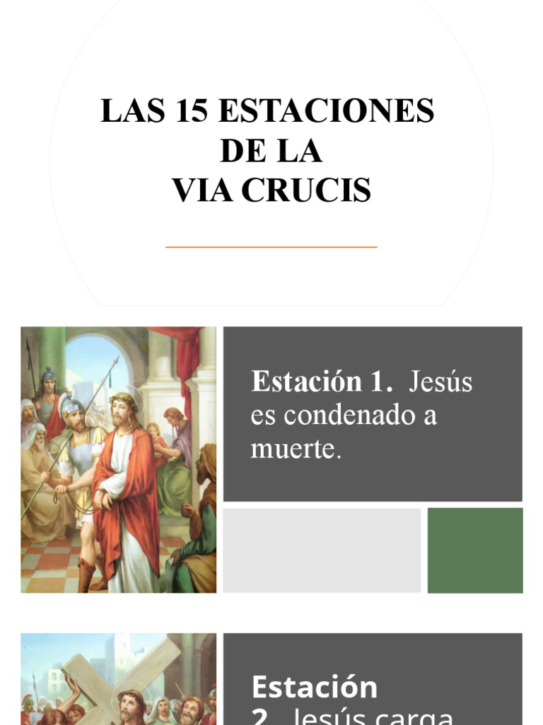 Las Estaciones de La Via Crucis | PDF