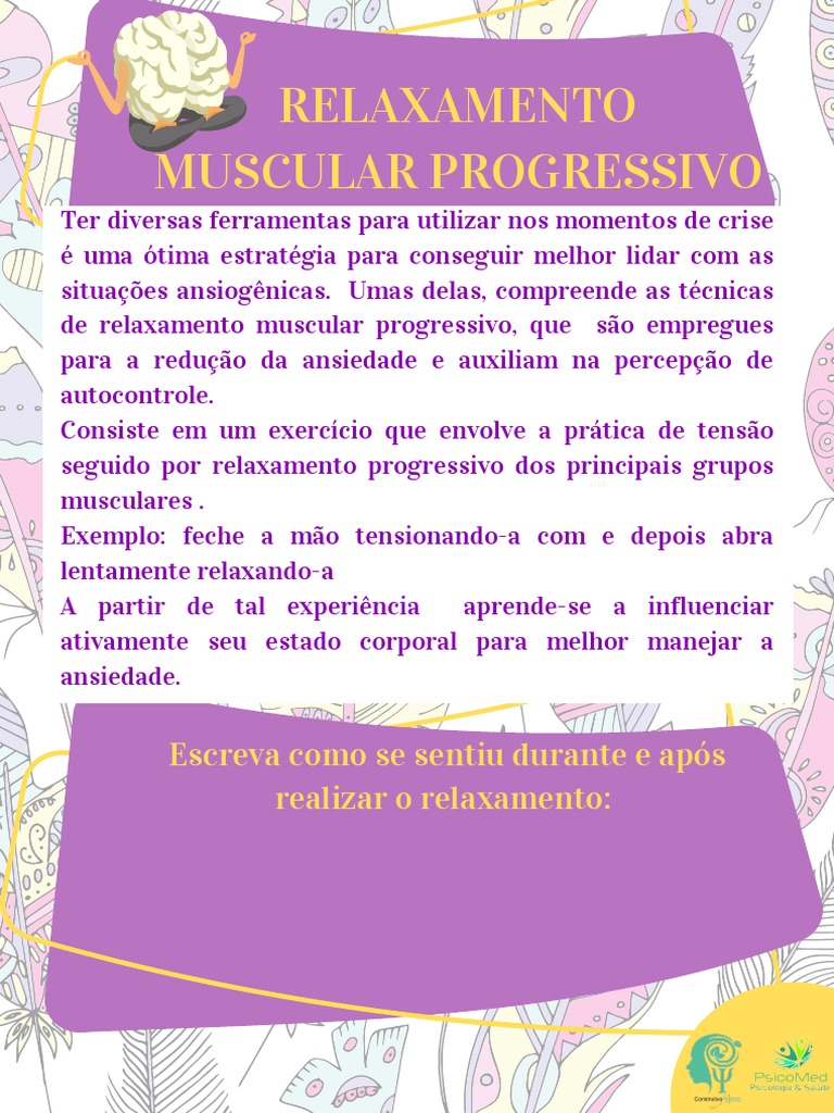 Relaxamento Muscular Progressivo Passo a Passo | PDF | Autoajuda
