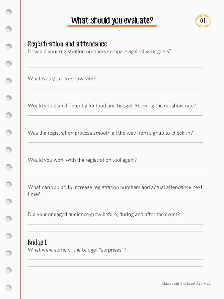 Event Planning Evaluation Guide | PDF | Microeconomics | Marketing