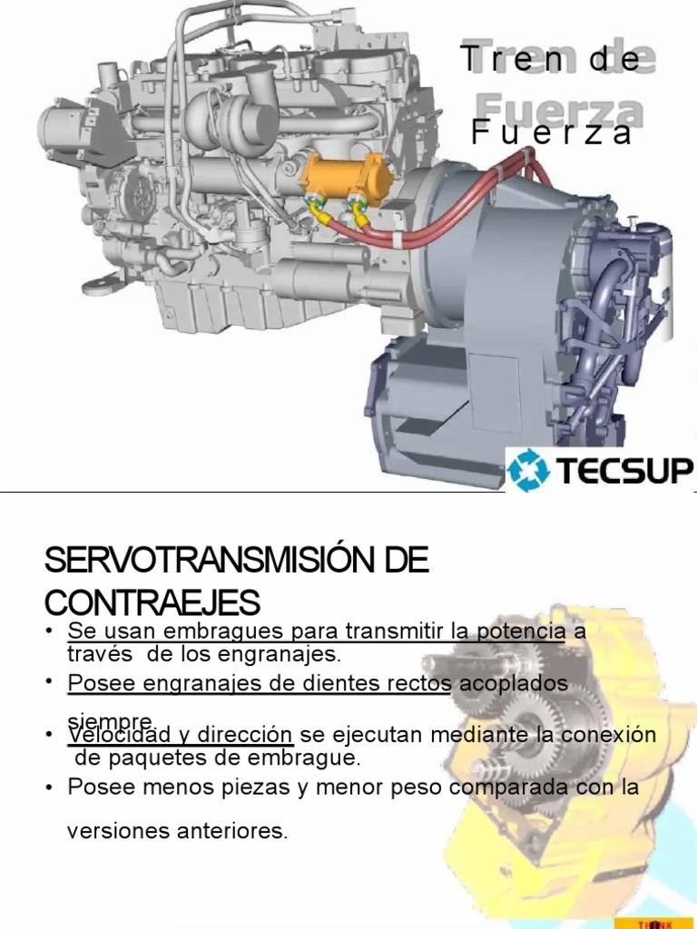 PDF U3l2 Servotransmision de Contraeje | PDF | Embrague | Transmisión (Mecánica)