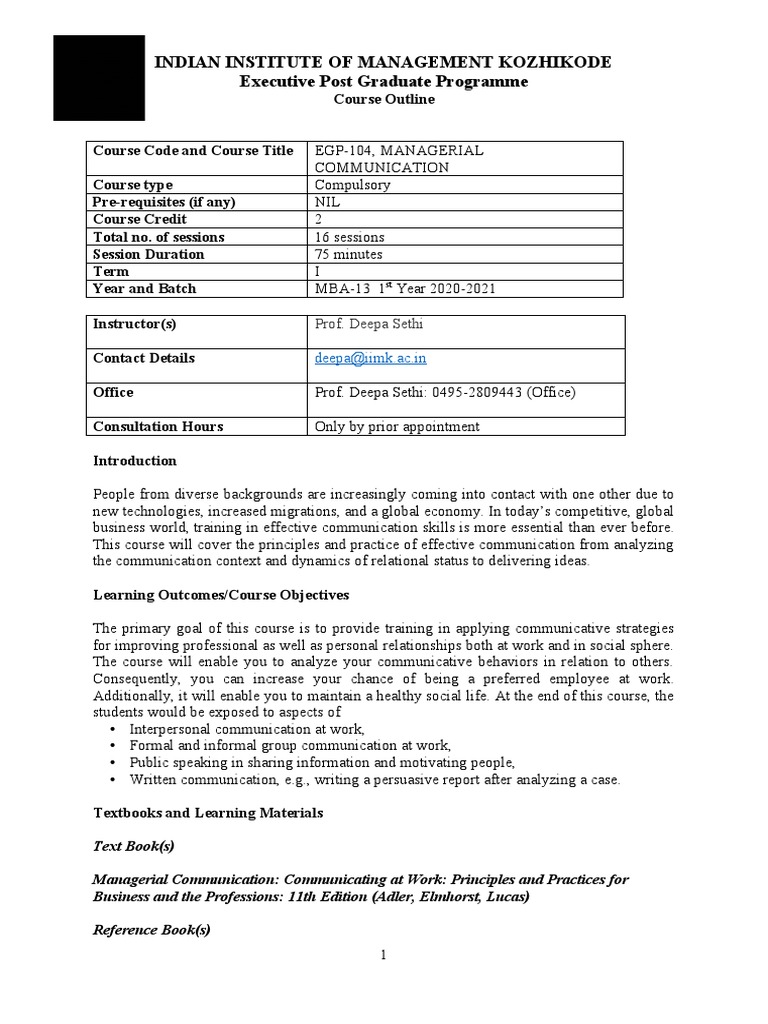 indian-institute-of-management-kozhikode-executive-post-graduate