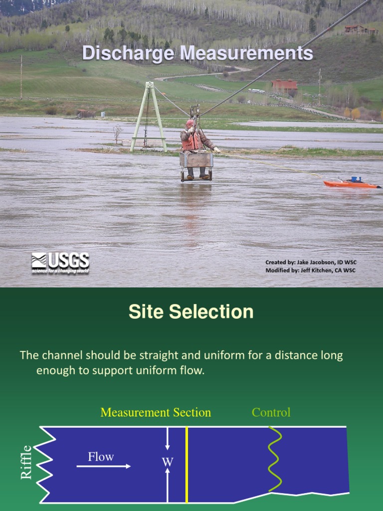 Discharge Measurement | Download Free PDF | Discharge (Hydrology ...