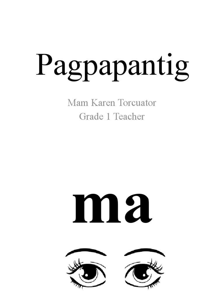 Grade 1 PPT Filipino Pagpapantig | PDF