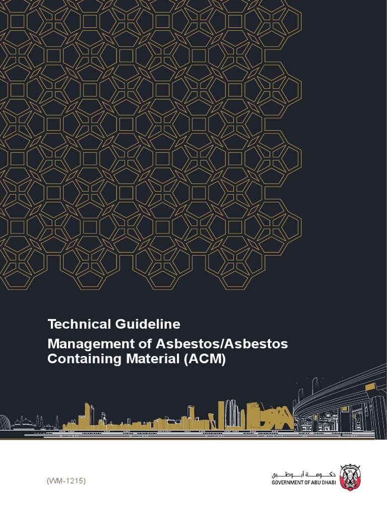Technical Guideline Management of Asbestos/Asbestos Containing Material ...