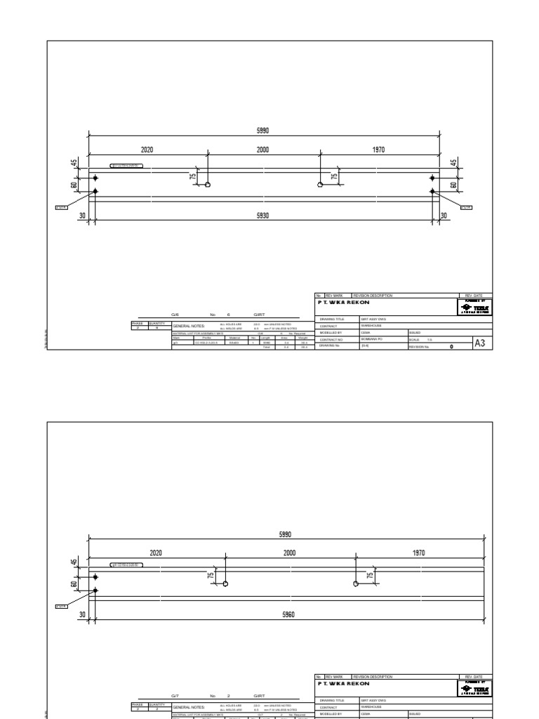 Warehouse-Purlin - Girt Assy Dwgs | PDF | Autodesk | Computer Aided Design