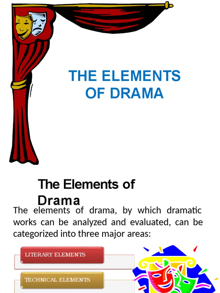 Elements of Drama | PDF | Play (Theatre) | Plot (Narrative)