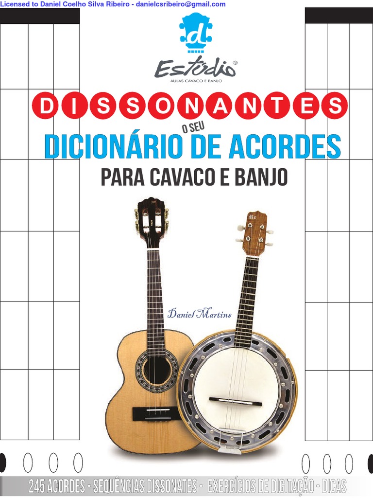 Dicionário de Acordes para Cavaco e Banjo | PDF | Acorde (música ...