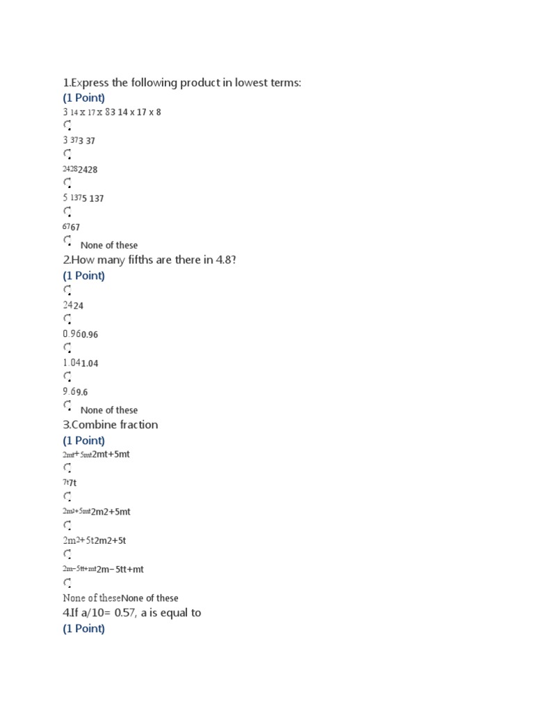 Math Problems and Solutions Guide | PDF | Elementary Mathematics ...