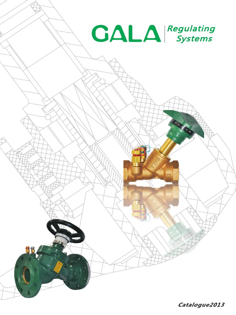 Gala Balancing Valve | PDF | Valve | Pipe (Fluid Conveyance)