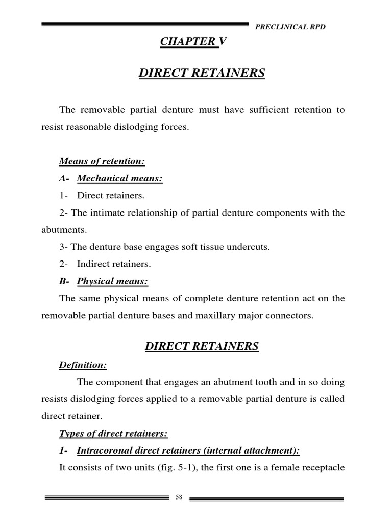 Direct and Indirect Retainer | PDF | Dentistry | Mouth