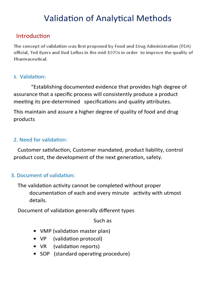 Analytical Validation Pdf2 Pdf Detection Limit Accuracy And Precision