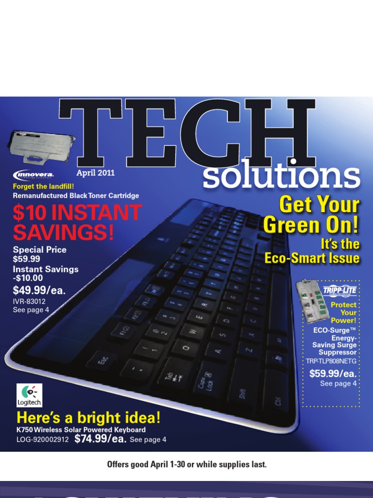Tech Deals April 2011 | PDF | Laptop | Printer (Computing)