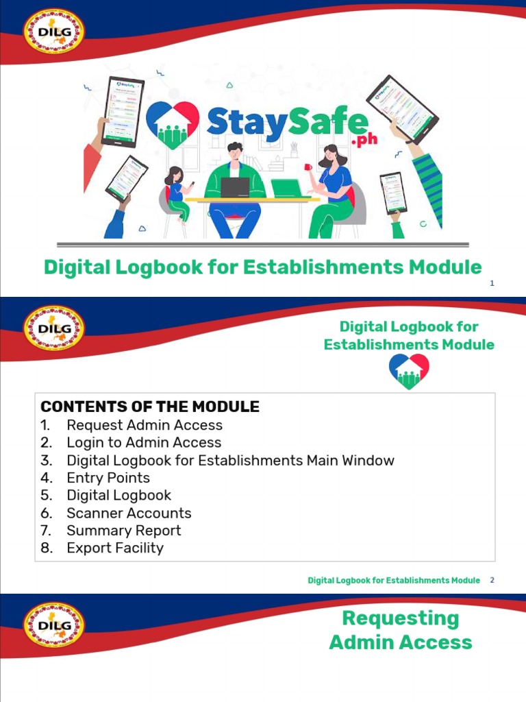 StaySafe - PH DL For Establishments Module | PDF | Qr Code | Computing