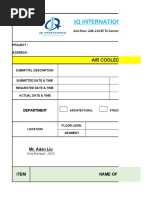 Air Handling Unit Construction Checklist: Project: Date: AHU Tag ...